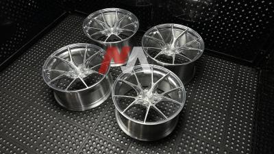China BMW Forged Wheels Polished Silver Brushed Face For F87 F80 F82 F90 M2 M3 M4 M5 for sale