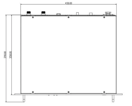 Cofdm Long Range H. 264 Encoding 2u Low Latency Video Data Wireless Transmitter