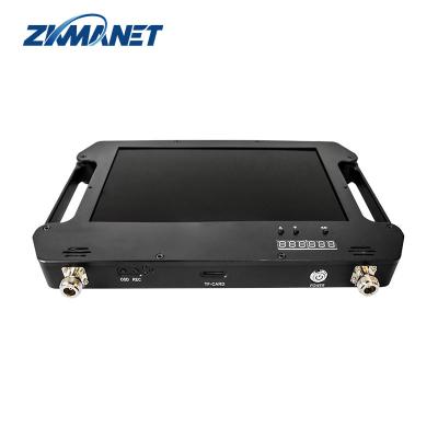 China 1W Cofdm en tiempo real AES portátil 10.1 pulgadas Radio Vido Receptor de datos Tarjeta de memoria TF en venta