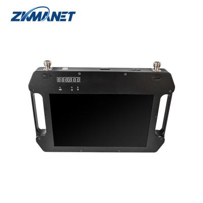 China 1W Cofdm en tiempo real AES portátil 10.1 pulgadas Radio Vido Receptor de datos Tarjeta de memoria TF en venta