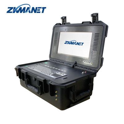 中国 4W MIMO 2x2 ポータブル モバイル メッシュ コマンド ステーション トランシーバー 8G メモリと AES256 暗号化 販売のため