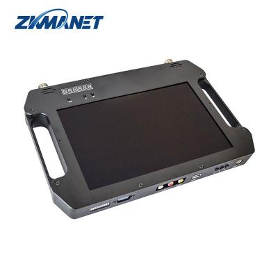 Cina Low Latency 300MHz~2.7GHz AES Encryption Ricevitore video portatile COFDM con schermo HD in vendita