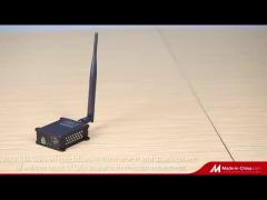 ZKMANET2421UM 5-15km 무선 IP 비디오 이미지 전송 UAV 드론 데이터 링크