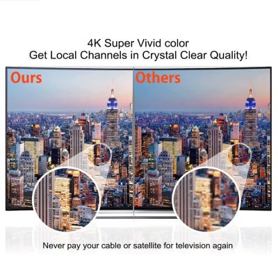 High Gain Low Noise HDTV Antenna Amplifier TV Signal Booster 50 Mile Receiver