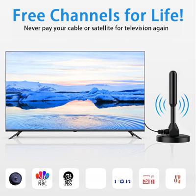 UV Protected ABS Iron Indoor Passive Thin Multidirectional HDTV Antenna 1080p 4K