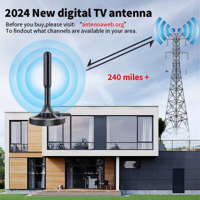 UV Protected ABS Iron Input Impendence 75 Ω Antenna TV Receiving Signal 2024
