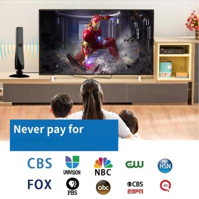 4k indoor hdtv tv antenna for TV receiver signal amplifier