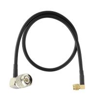 Quality Network Component RF Right Angle SMA To TNC Male Connector Pigtail adapter cable for sale