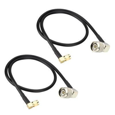 Network Component RF Right Angle SMA To TNC Male Connector Pigtail adapter cable