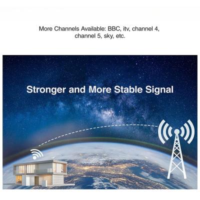 Hexagonal television antenna DVB-T DVB-T2 antena amplifier hdtv aerial indoor