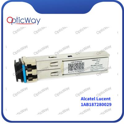 中国 LC SFPファイバートランシーバー アルカテル ルセント 1AB187280029 1000Base-LX SMF 1310nm 15km 販売のため