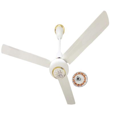Cina Ventilatori da soffitto DC 12v per uso domestico telecomandati con 3 lame metalliche in vendita