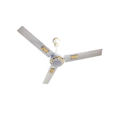Cina Ventilatore da soffitto solare ricaricabile 12V DC 56 pollici con luci a LED in vendita