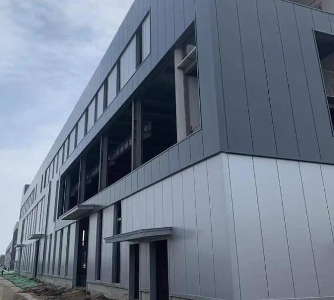 Soundproof Rock Wool Core Sandwich Panel product image showing thermal insulation building material