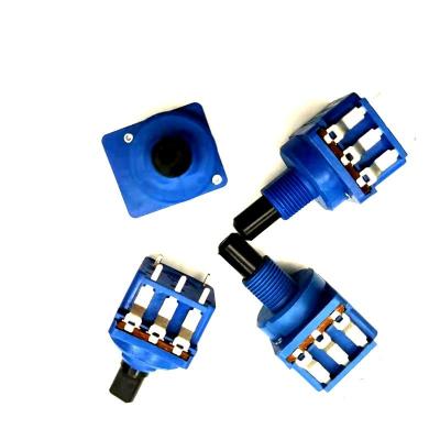 China Un interruptor más oscuro B500K 10A del potenciómetro del interruptor rotatorio de la película de carbono 16m m en venta
