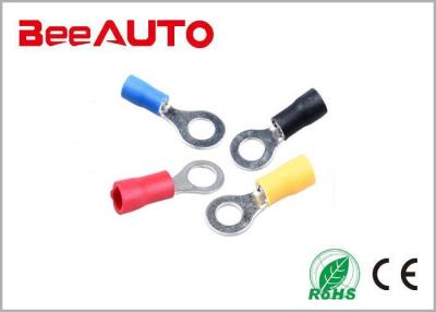 China Talão circular isolado chapeado lata da pá dos terminais do friso do anel RV2 vermelho/amarelo/azul à venda