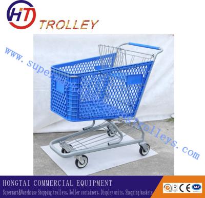 Cina 165 litri a quattro ruote di carrello di plastica del canestro con la sedia del bambino in vendita
