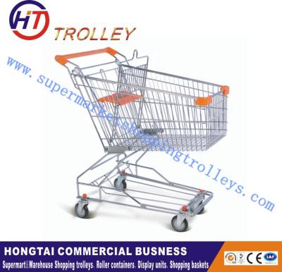 Cina Carrelli spiegati della drogheria del supermercato con quattro ruote in vendita