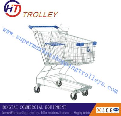 中国 おもちゃの金属の買物車の アンフォールディング 電流を通されたコーティングの様式 80L の印刷されるロゴ 販売のため