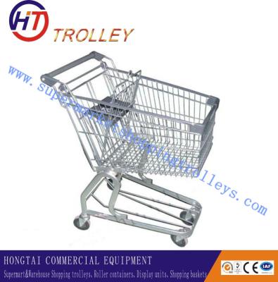 Chine Passez les chariots/chariots plaqués à achats de supermarché pour le style d'Allemand de marché de métro à vendre