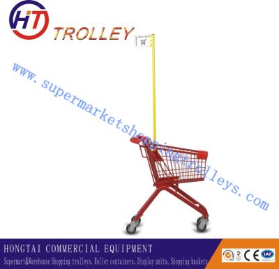 Cina Materiale d'acciaio del piccolo dei bambini carrello del supermercato spiegato in vendita