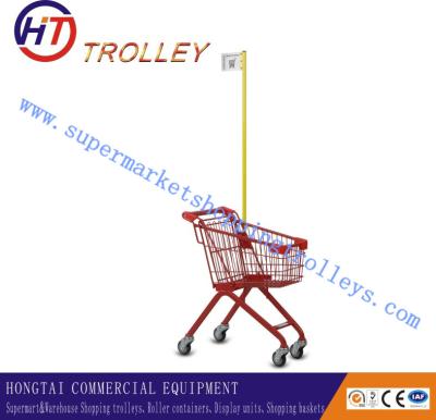 Cina Filo di acciaio spiegato del carrello del supermercato dei bambini con le ruote in vendita
