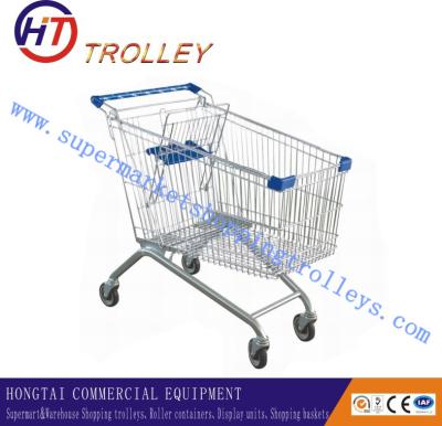 Cina Zinco d'acciaio del carrello di acquisto del metallo di stile europeo di 180 litri placcato in vendita