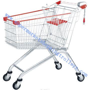 Cina Walmart quattro carrelli al minuto di acquisto dell'elevatore con la serratura della moneta in vendita