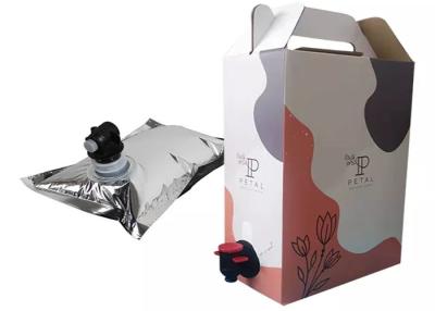 Chine Vin rouge 5L de l'eau de fruit de boîte aseptique liquide de Juice Plastic Tap Bag In avec la valve/broche à vendre