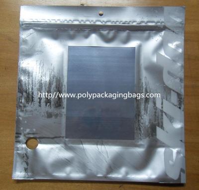 Κίνα Ziplock Metalized ασημένιες σακούλες τσαντών φύλλων αλουμινίου προς πώληση