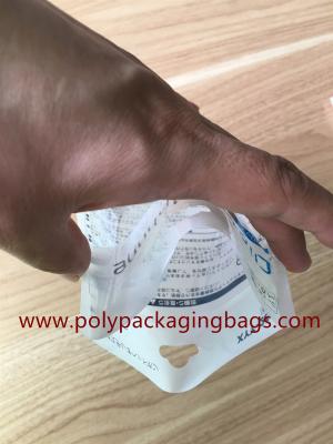 Κίνα Ziplock φύλλων αλουμινίου τρυπών κρεμαστρών τοποθετεί τα συσκευάζοντας ηλεκτρονικά προϊόντα κασκών Bluetooth σε σάκκο προς πώληση