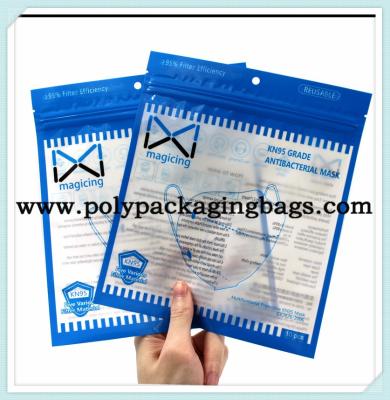 China Gravure feito sob encomenda que imprime sacos Ziplock do plástico KN95 Resealable à venda