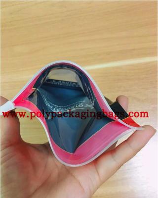 China Wiederversiegelbare des Schieber-Reißverschluss-und Fenster-OPP Zigarren-Tabak-Tasche zu verkaufen