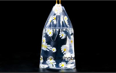 Κίνα διαφανείς LDPE πλαστικές Drawstring 0.06mm τσάντες προς πώληση