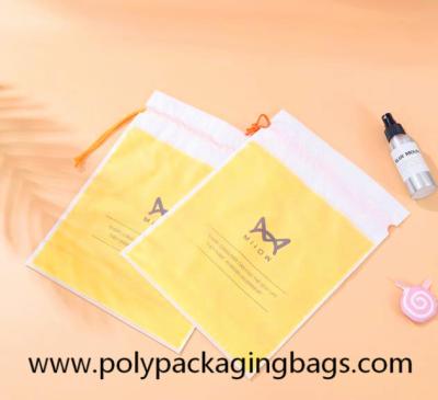 Κίνα Μεταλλίνη 0.04mm λογότυπων γατών LDPE καλλυντική Drawstring CBE τσάντα προς πώληση