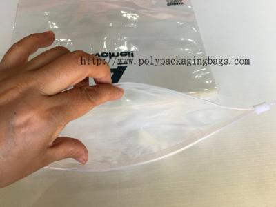 Κίνα Ziplock που σφραγίζει τη διαφανή πλαστική τσάντα PE 0.09mm προς πώληση