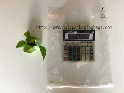Κίνα Ziplock που σφραγίζει τη διαφανή πλαστική τσάντα PE 0.09mm προς πώληση