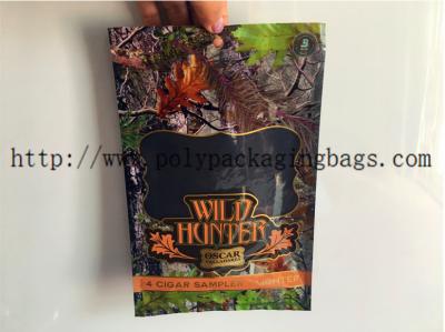 Κίνα Resealable LDPE OPP τοποθέτησε 5 τσάντες περικαλυμμάτων πούρων με την κορυφή Zippered σε στρώματα προς πώληση