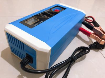 China 4-200AH Smart Battery Charger for 12V 24V Car Boat Motorcycle Truck Automatic Power Charging Automotive 12 V 24 Volt 10A for sale