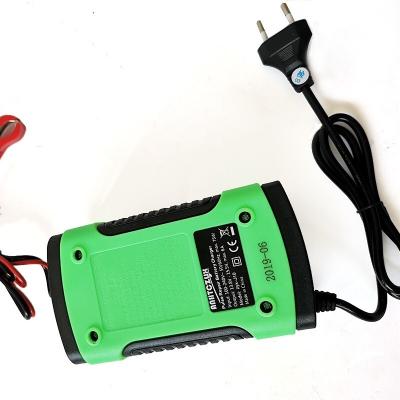 China Big 12V 24V 10A 8A Commercial Truck Battery Charger Automatic Switching for sale