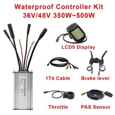 Cina esposizione LCD del regolatore di 36V 350W 48v 500w di Throttle Brake del sensore senza spazzola di PASSO DI DANZA in vendita