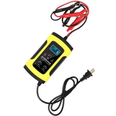 China Motorcycle 12V 6A Fully Intelligent Pulse Repair Charger LCD Display For for sale