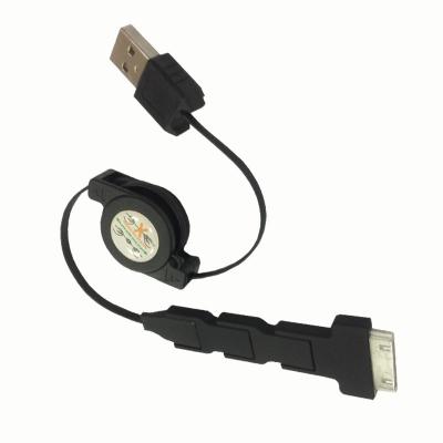 Китай Телескопичный кабель заряжателя USB ABS/PU для сотового телефона, retractable продается
