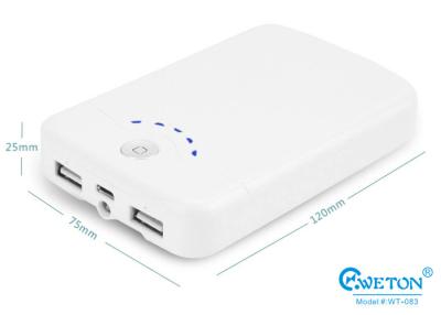中国 Motorola/HTC のアンドロイドのための薄く再充電可能な二重 USB 力銀行 12000mAh は電話をかけます 販売のため