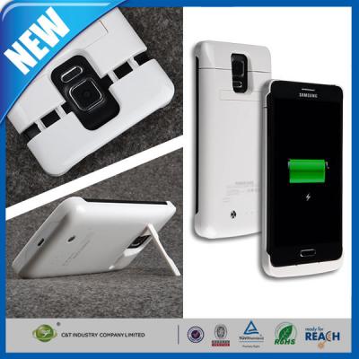 Cina Cassa di batteria esterna del telefono cellulare, cassa di batteria di sostegno della galassia S5 del caricatore 4800mAh in vendita