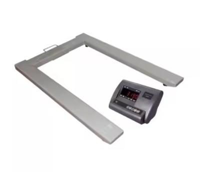 China U Beam Pallet Profile Bench Weighing Scale U Shaped Floor Scale 3000kg Easy Movement for sale