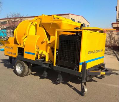 중국 XDEM 디젤 콘크리트 믹서 펌프 JBS40R 미니 5600 Kg 82 Kw 판매용