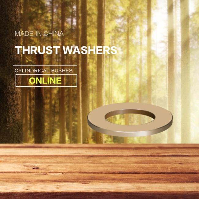SOBW Washer, Self-Lubricating Embedded Graphite Bronze, Copper Sliding Washer