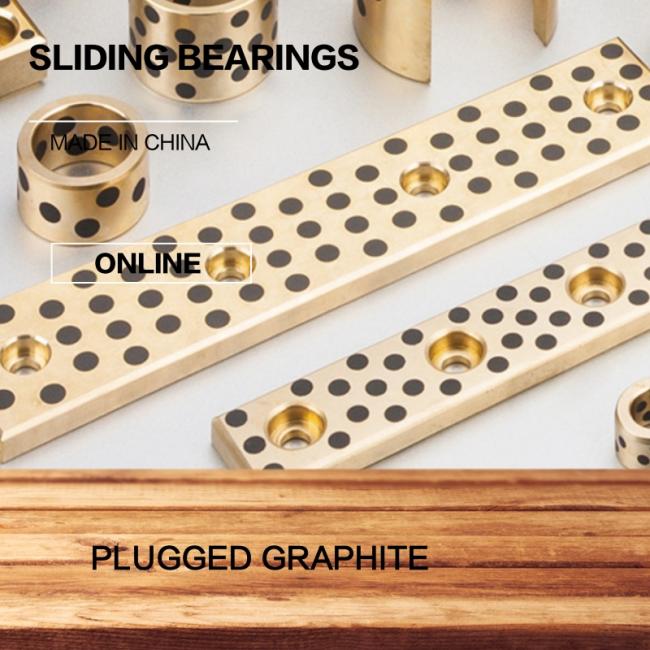 graphite plugged bronze bushing