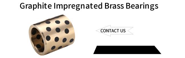 Graphite Impregnated Bronze Bushing ZCuSn12 Oilless Bushes Self Lubricated Brass Bearing